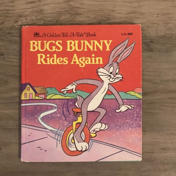 Other | Golden Book Bugs Bunny Rides Again Hardback Book | Poshmark